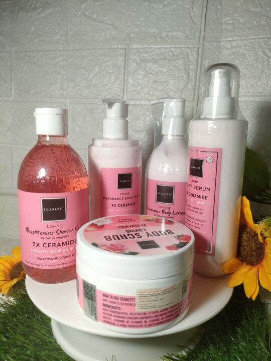 SCARLET 5 IN 1 PAKET SCARLET LOVING TERBARU SHARE IN JAR | Lazada Indonesia