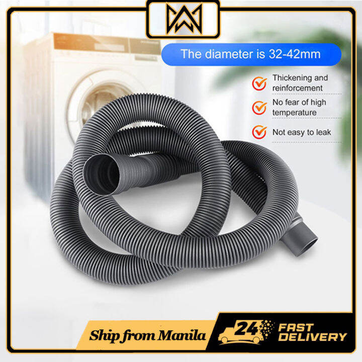 Mr.wolf Universal Washing Machine Drain Hose 3m Replacement Parts Multi ...