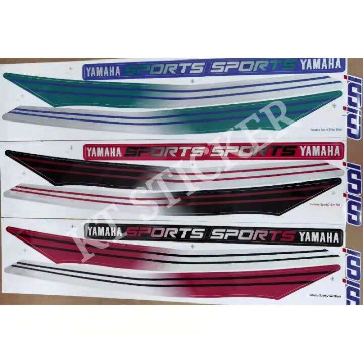 YAMAHA SPORT Y100 (2) BODY STICKER | Lazada