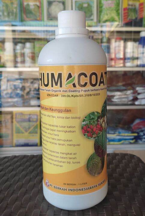 PUPUK PEMBENAH TANAH PUPUK ASAM HUMAT HUMACOAT 1ltr | Lazada Indonesia