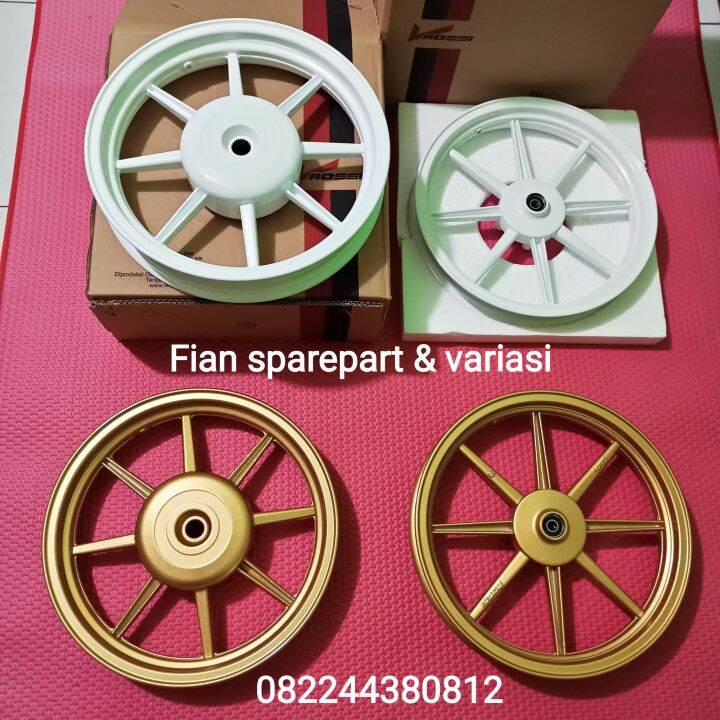 velg velk v rossi p8 vario 125/150 warna putih dan gold | Lazada Indonesia