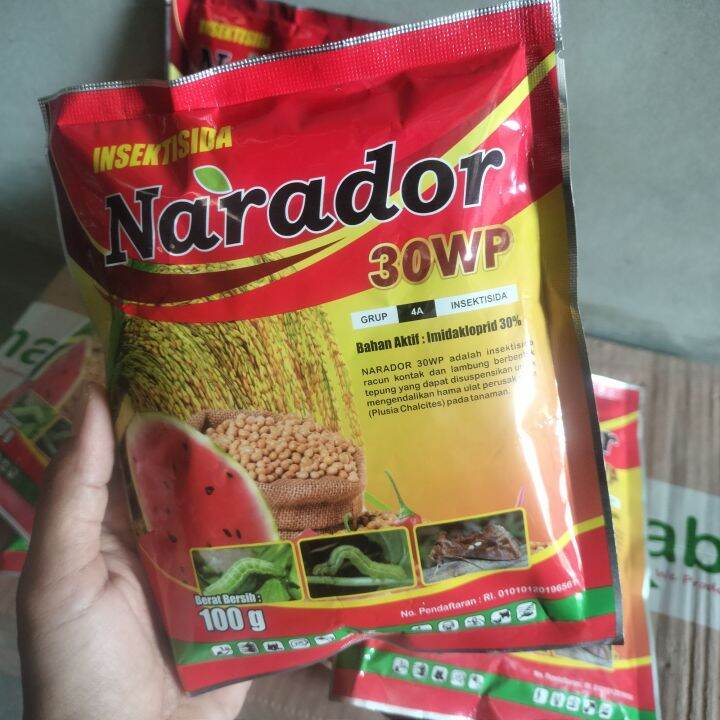 Insektisida Narador 30wp 100gr Obat wereng Pembasmi Hama wereng kutu ...