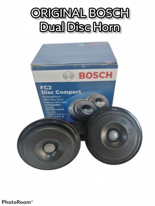 HornBOSCH COMPACT DISK HORN FC2 Pair Original BoschHorn for Motorcycle ...