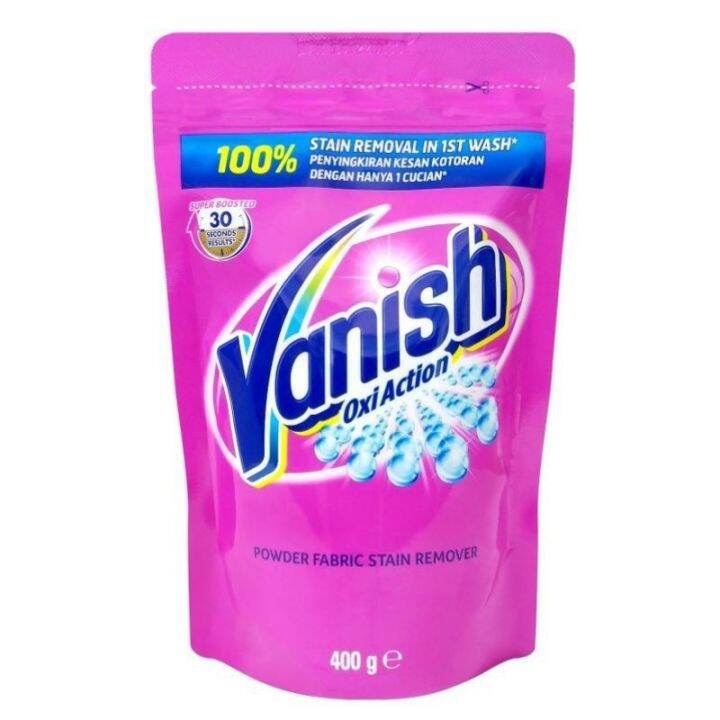 Vanish Powder Oxi Action Fabric Stain Remover / Laundry Detergent (400g ...
