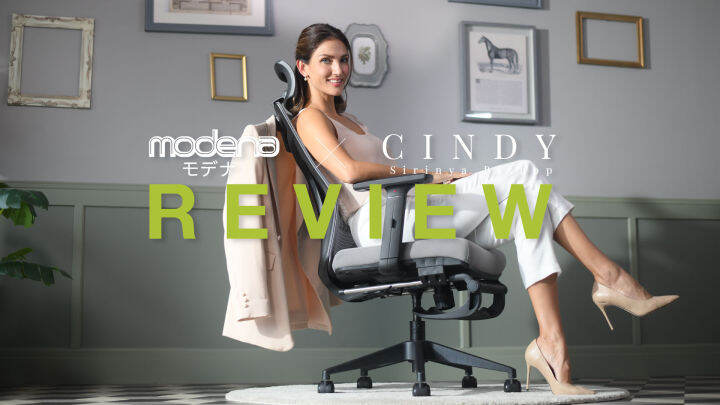 [สามารถออก E-TAX ลดหย่อนภาษีได้] Modena x Cindy เก้าอี้เพื่อสุขภาพ รุ่น Cindy / โค้งรับสรีระ ...