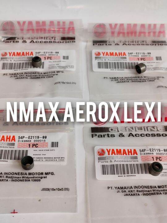 SIL KLEP 54P/2DP SEAL KLEP 1SET 4PC NMAX 155 OLD NMAX 155 NEW AEROX 155 ...