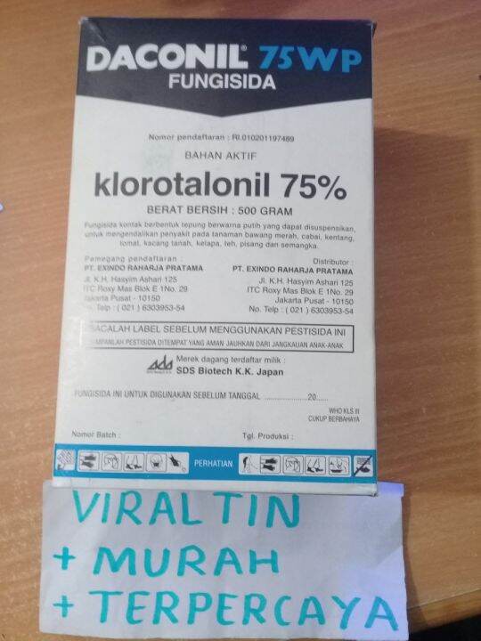 DACONIL 75 WP FUNGISIDA TANAMAN. | Lazada Indonesia