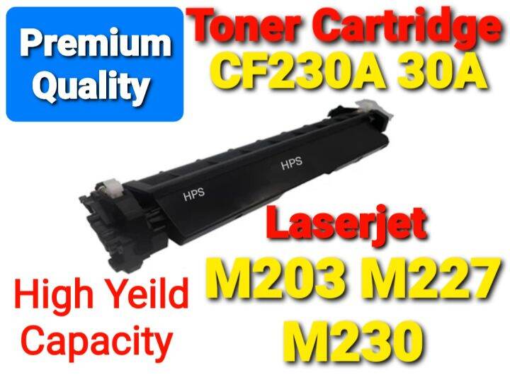 Toner Cartridge 30A CF230A Compatible and for Use in Laserjet M203 M230 ...