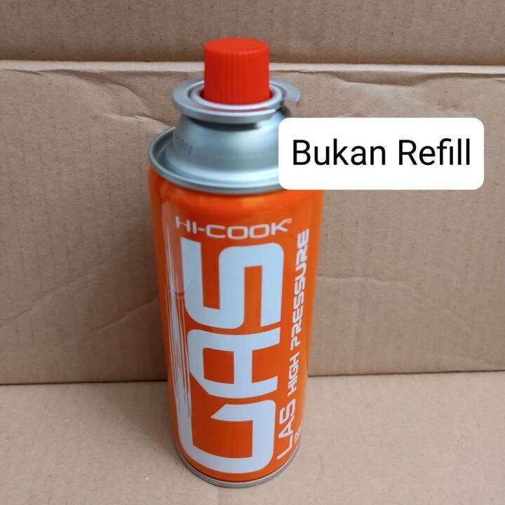 ( Bukan Refill ) Hi Cook Gas Las Kaleng High Pressure 220 gr Hicook Las ...