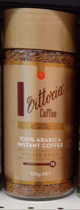 Vittoria Freezed Dried Instant Coffee Classic 100g | Lazada