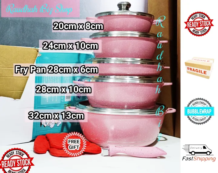 PERIUK NONSTICK TEKNOLOGI ITALY 1 SET | Lazada