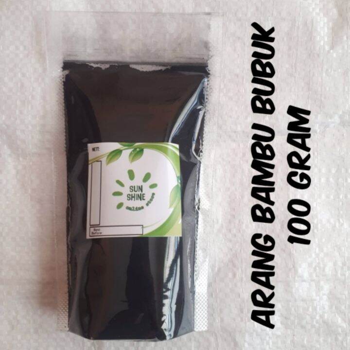 Bubuk Arang Bambu 100 Gram / Activated Bamboo Charcoal | Lazada Indonesia