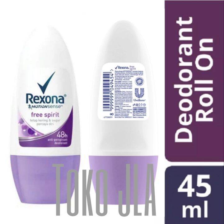REXONA Deodorant Roll On Free Spirit 45ml | Lazada Indonesia