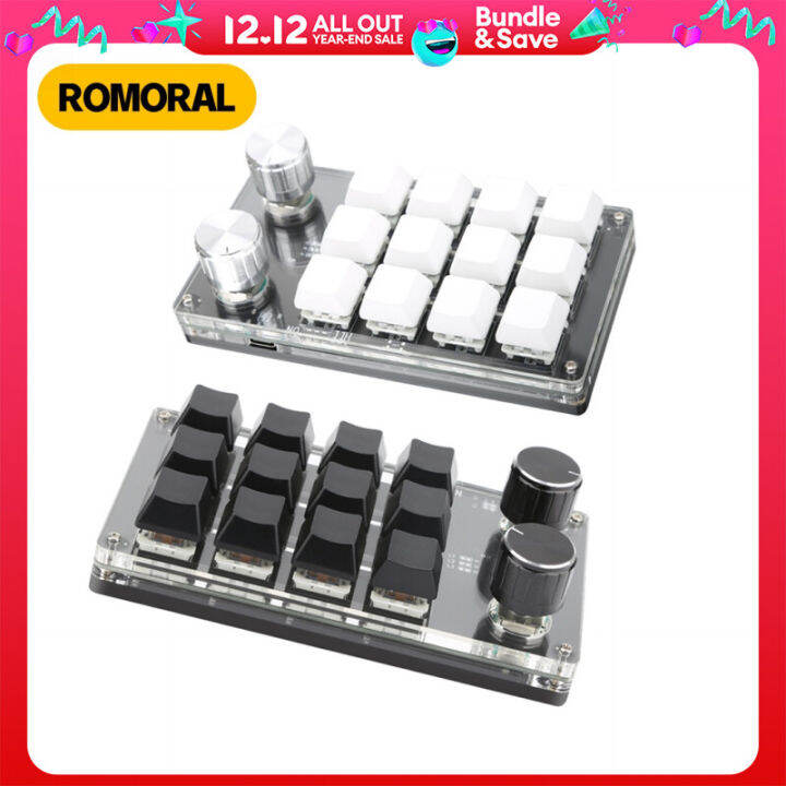 Macropad Macro Mechanical Keyboard Mini Gaming Custom Programming Knob ...