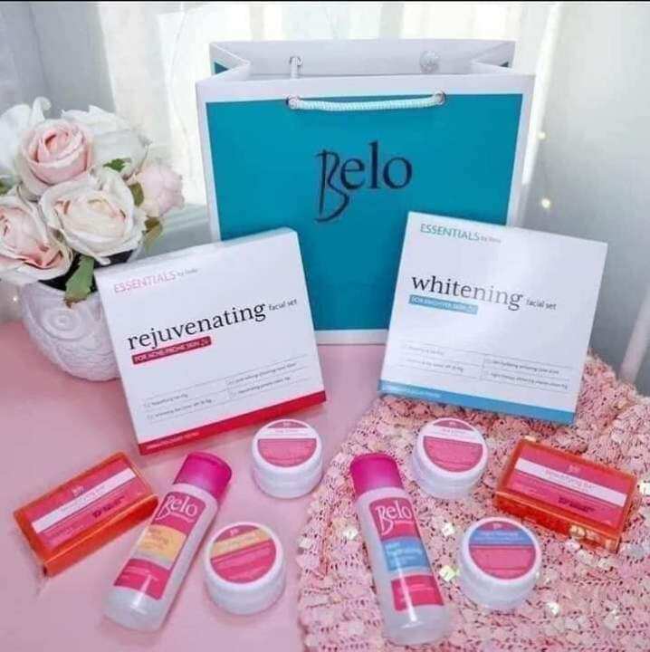 ESSENTIALS by BELO REJUVENATING FACIAL SET, WHITENING FACIAL SET ...