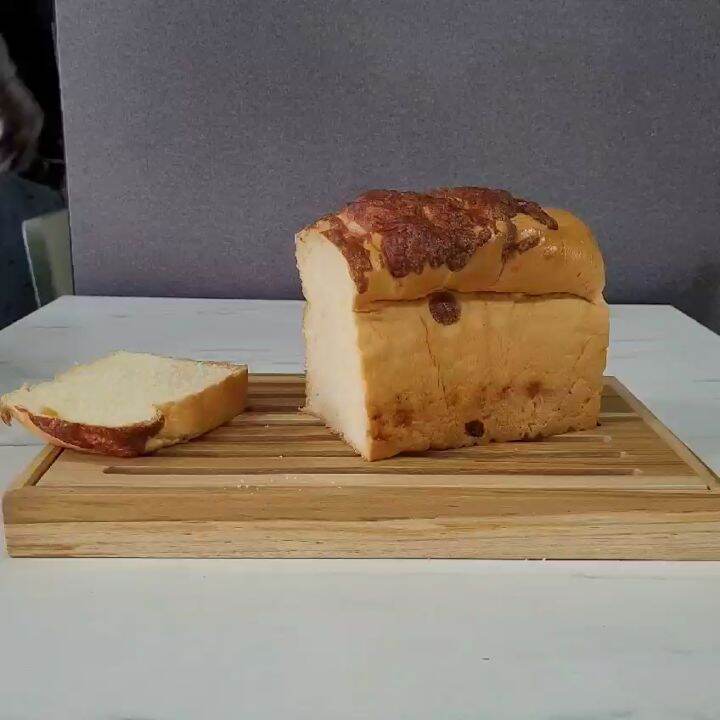 LusioSB Talenan Potong Roti Kayu Jati Tempat Roti Tawar Kue | Lazada ...