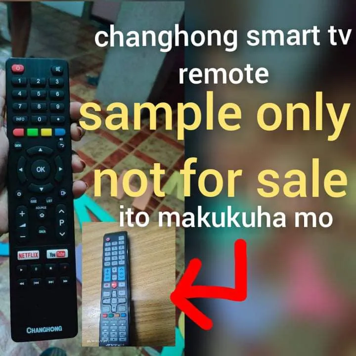 changhong smart TV remote,100% na gagana sa tv mo | Lazada PH