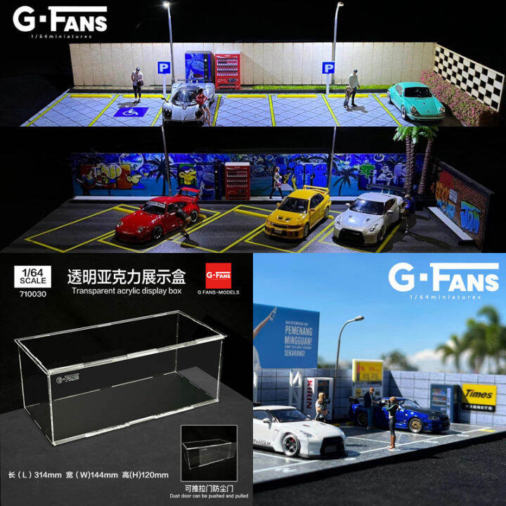 G-Fans 1:64 Beach Garden Japanese Architectural Scene Model with Light ...