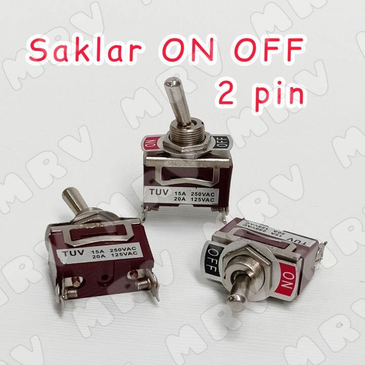 Saklar 2 pin / Switch ON OFF BESI 2 PIN | Lazada Indonesia