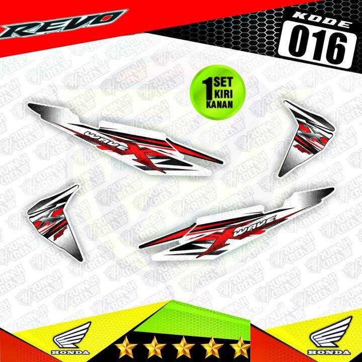 Decal Sticker Striping Variasi REVO 100 2007-2009 / REVO Lama / REVO ...