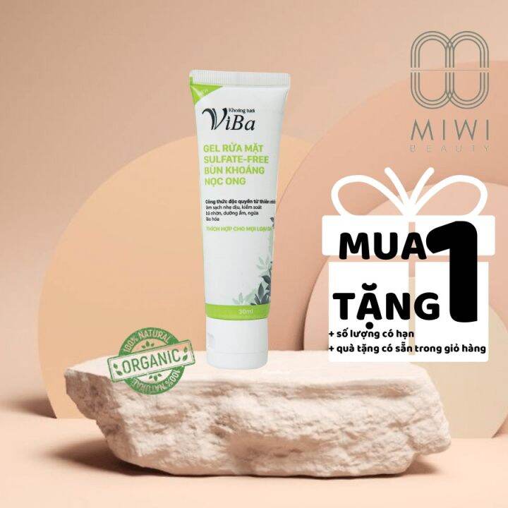 Gel Rửa Mặt VIBA Sulfate-Free Bùn Khoáng Nọc Ong, Khoáng Tươi VIBA, Dịu ...