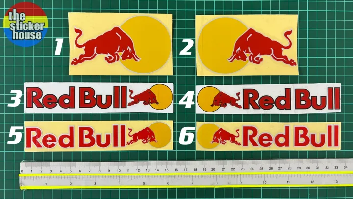 REDBULL / RED BULL DESIGNS STICKER CUTTING OVERLAPPING REFLECTIVE | Lazada