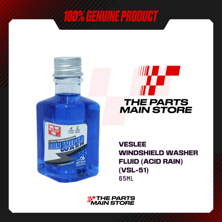 VESLEE WINDSHIELD WASHER FLUID ACID RAIN WIPER WASH (VSL-51) 65ML | Lazada PH