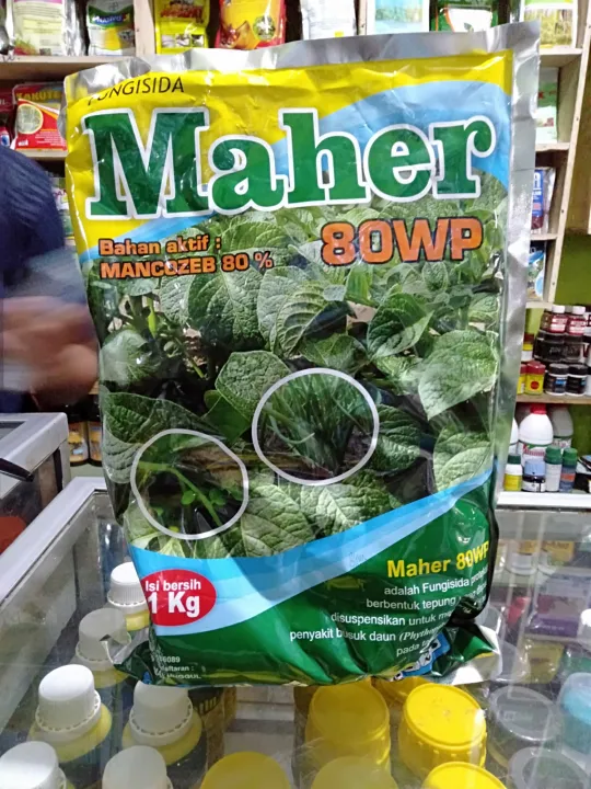 fungisida maher mancozeb kuning 80wp 1 kg | Lazada Indonesia