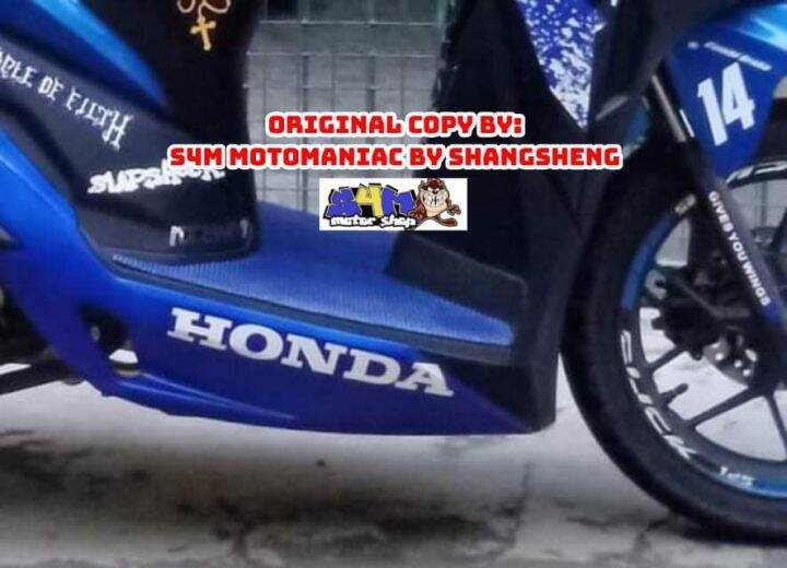 2pcs Honda CLICK/BEAT Sticker for Side Fairings | Lazada PH