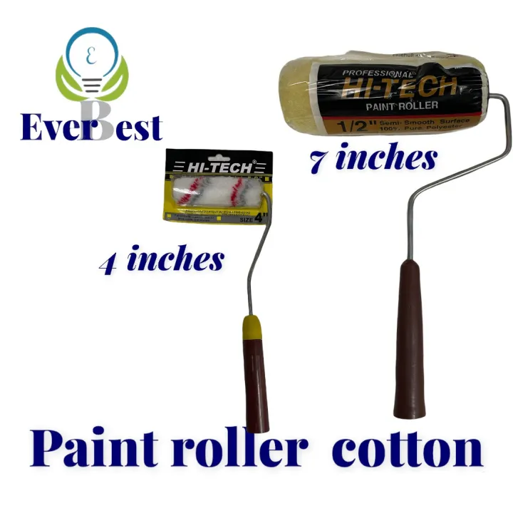 Hi-tech polyerter paint roller 4 inches, 7 imches | Lazada PH