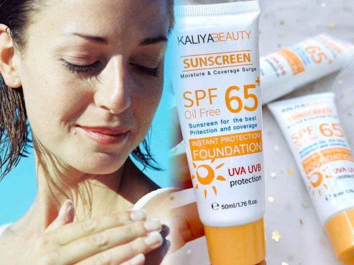 Original KALIYA BEAUTY SUNSCREEN SPF65++ OIL FREE MOISTURE & COVERAGE ...