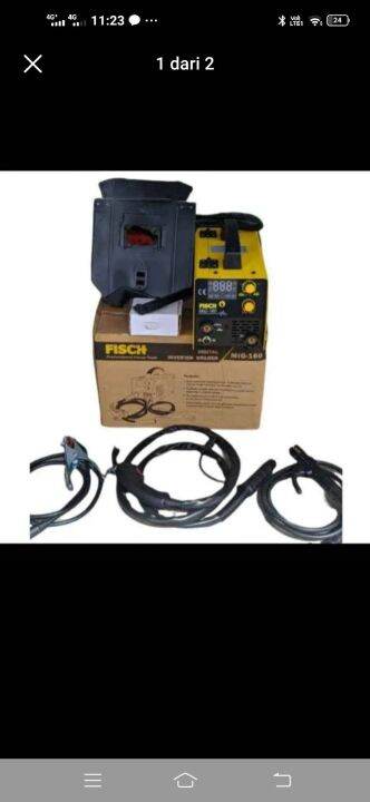 TRAPO LAS 3 FUNGSI 160AMP FISCH (MIG, TIG MMA) | Lazada Indonesia