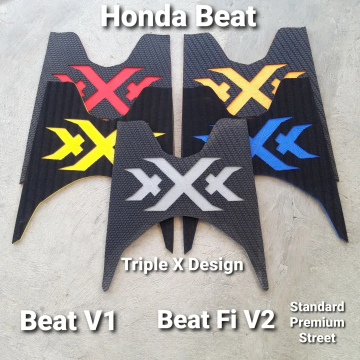 Honda Click v1 & v2 Triple X Design Rubber Matting | Lazada PH
