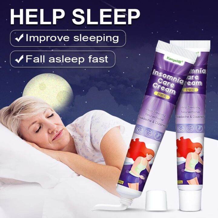 Insomnia Cream ointment with Melatonin, a topical medicine aid for ...