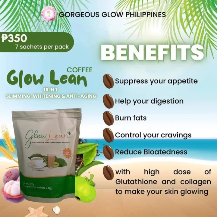 Glow Lean Coffee (7sachet x 21g) ONHAND | Lazada PH