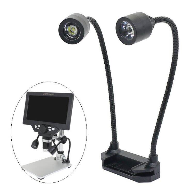 Microscope Dual Light Source Illumination Portable Lamp for MG1200 ...