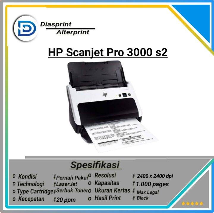 HP Scanjet Pro 3000 s2 | Lazada Indonesia