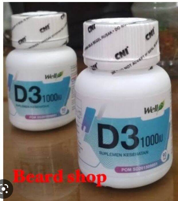 Vitamin D 1000iu Well 3 D3 CNI | Lazada Indonesia