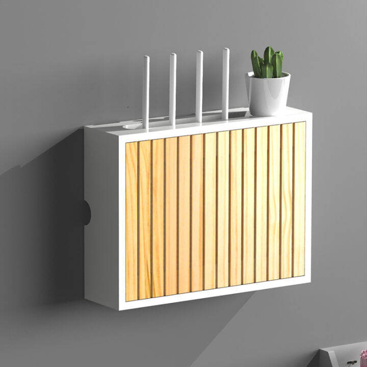Wireless WiFi Optical Modem Router Storage Box Wall-Mounted Information ...