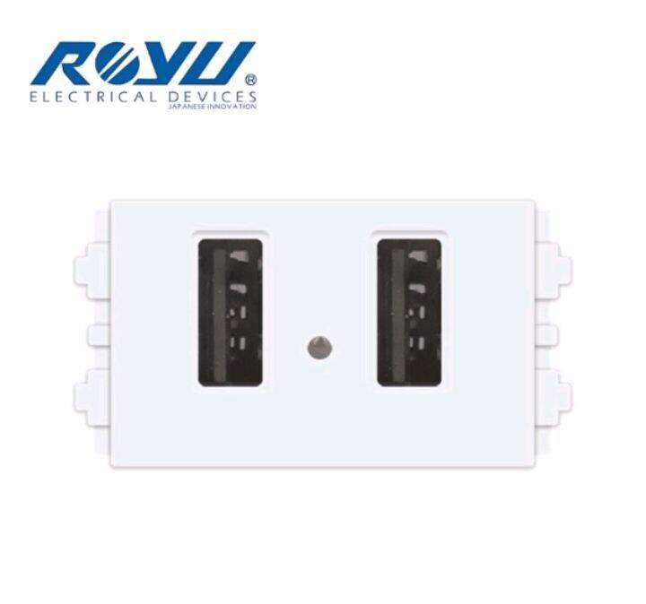 ROYU USB OUTLET PORT WIDE SERIES RW09 SAKSAKAN NG USB PARA SA PADER ...