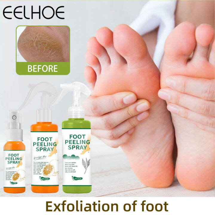 Elehoe Foot Peeling Spray Clean Antimicrobial Natural Orange Essence ...