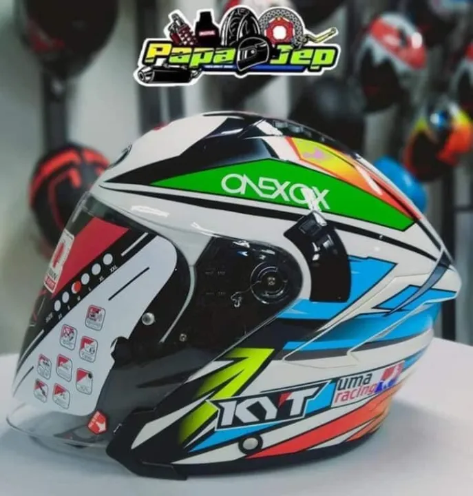 KYT HELMET NF-j HALF FACE RADIANCE KASMA DANIEL | Lazada PH