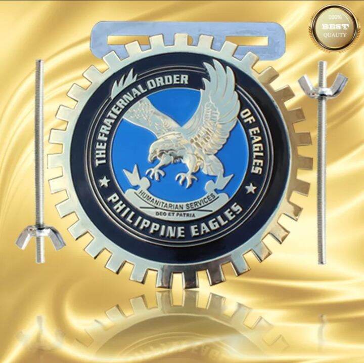 Eagles Front Car Grille Badge, The Fraternal Order of Eagles Car Grille ...