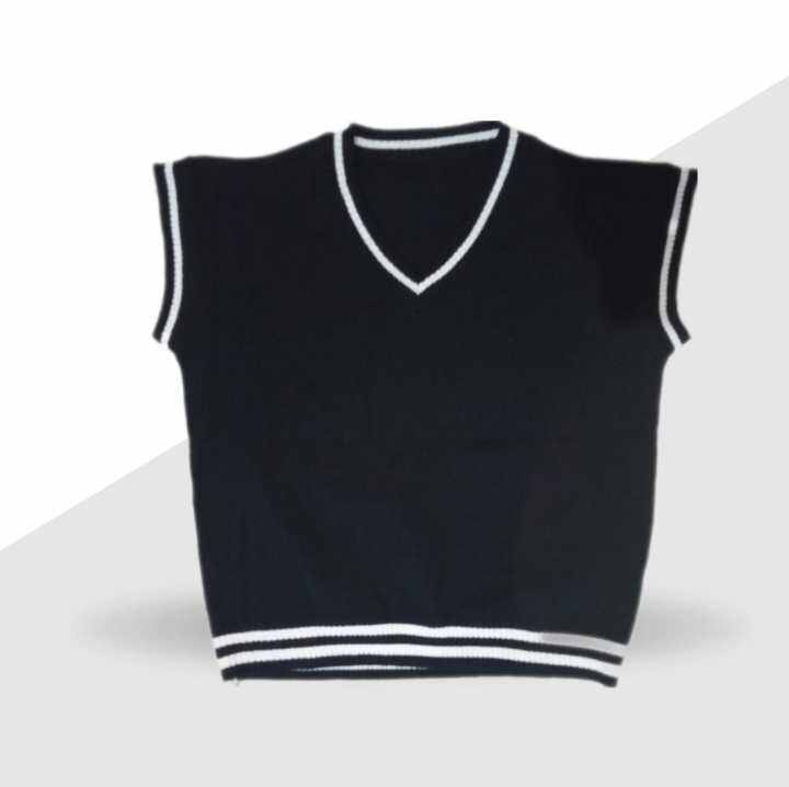 Rompi malika Rajut Hitam/putih | Lazada Indonesia