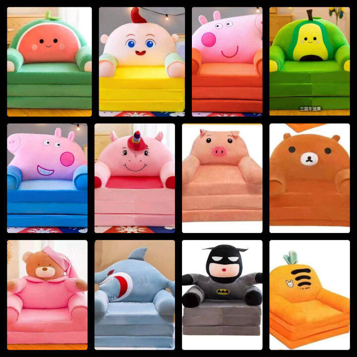 NEW DESIGN ‼️ CHARACTER SOFA BED (12 Different Characters) | Lazada PH