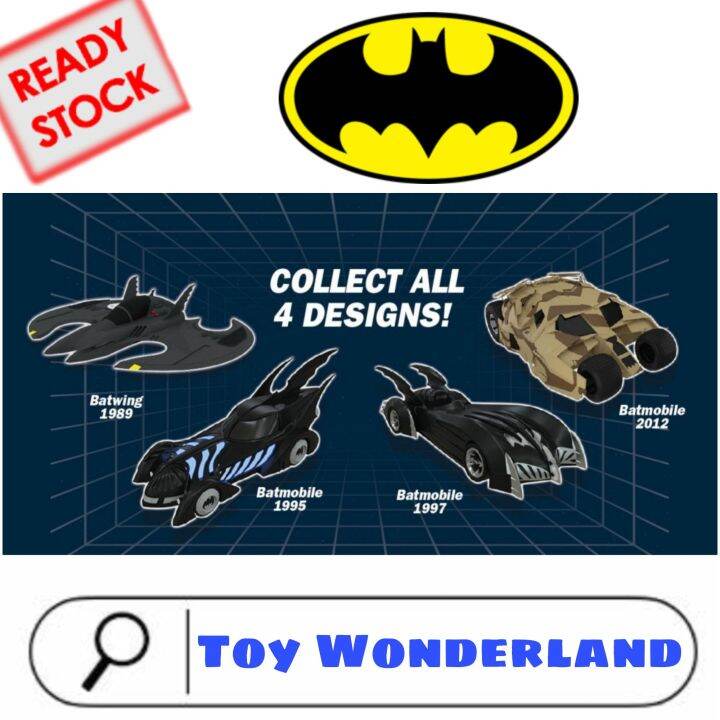 READY STOCK Limited Edition Caltex Batmobile Batman Car Batwing 1989 ...