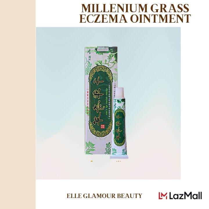 Millennium Grass Herbal Ointment: Traditional Medicine Cream for Eczema, Psoriasis, Dermatitis ...