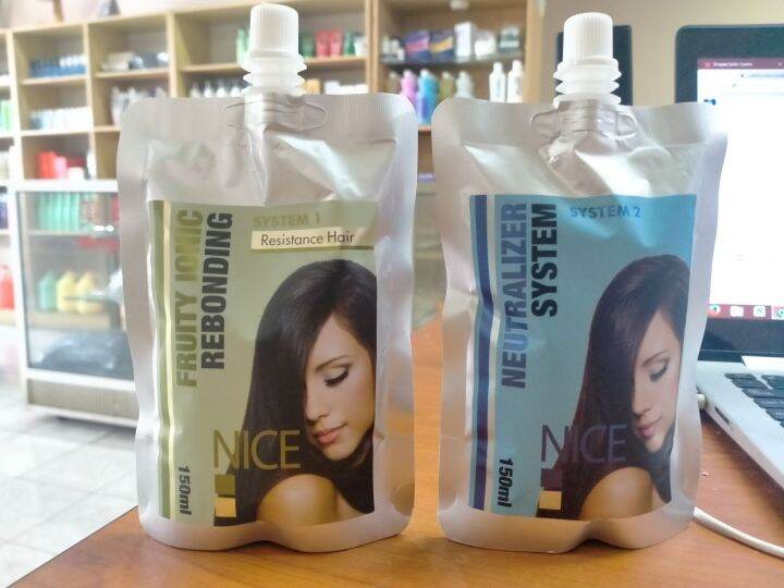 Nice Hair Rebonding Cream Set 150ml | Lazada