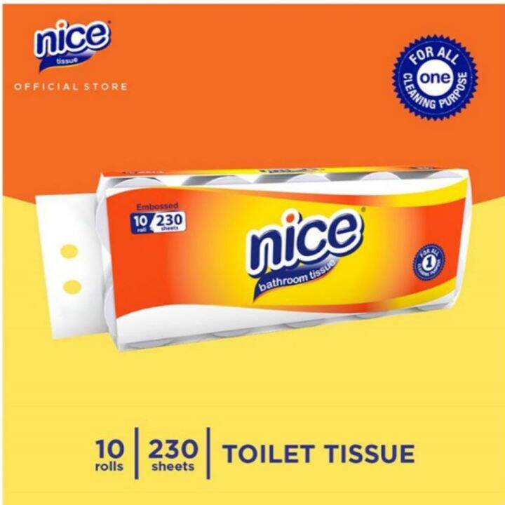 nice Toilet Tissue Core Emboss 10 Roll | Lazada Indonesia