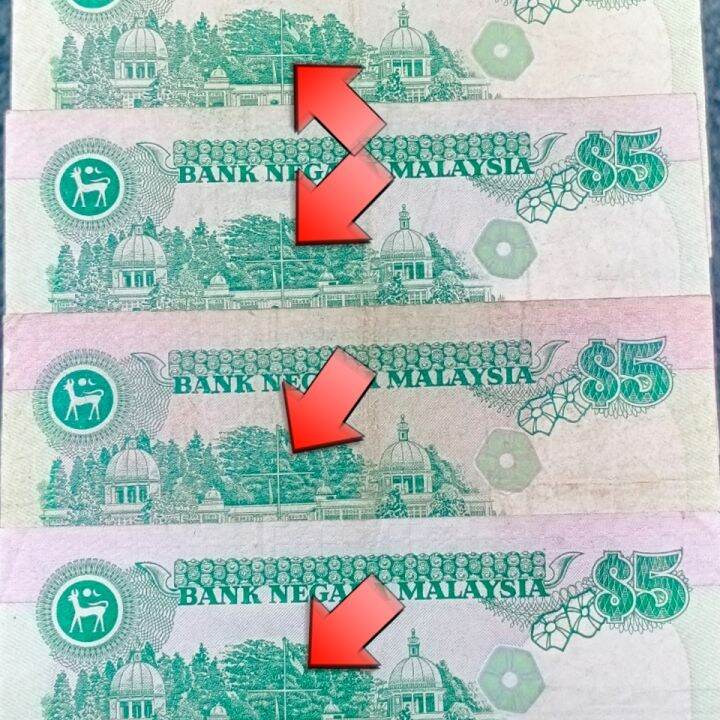 duit kertas RM5 kertas lama duit syiling lama duit lama duit Malaysia lama barang antik barang ...